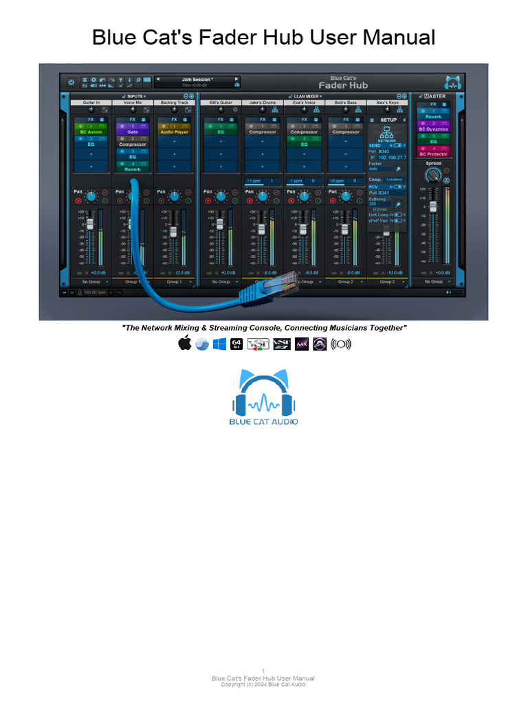 Blue Cat's Fader Hub Manual | PDF | Installation (Computer Programs ...
