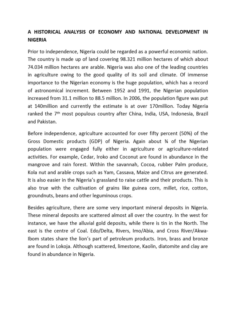 A Historical Analysis | PDF