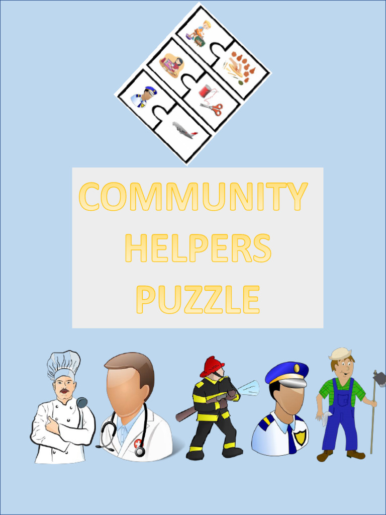 Community Helper Puzzle | PDF