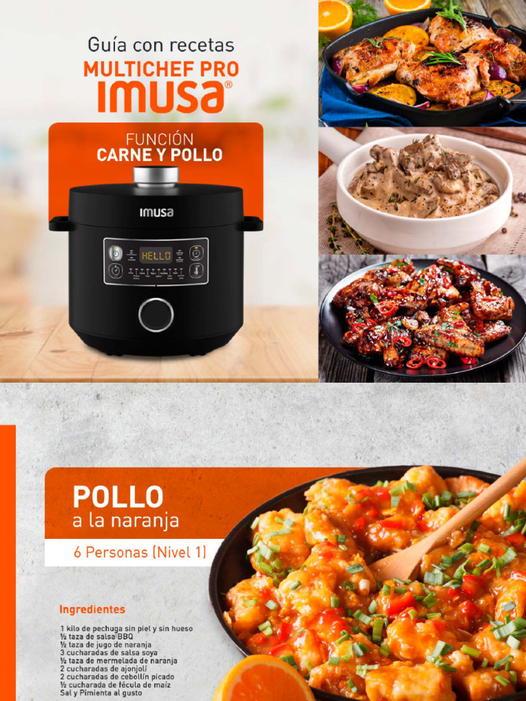 My Publications Multichef Recetario Carne y Pollo | PDF