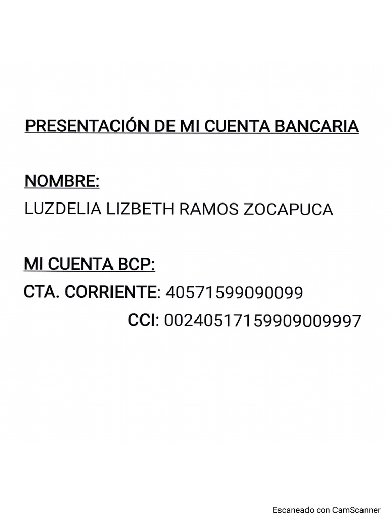 Mi Cuenta BCP | PDF