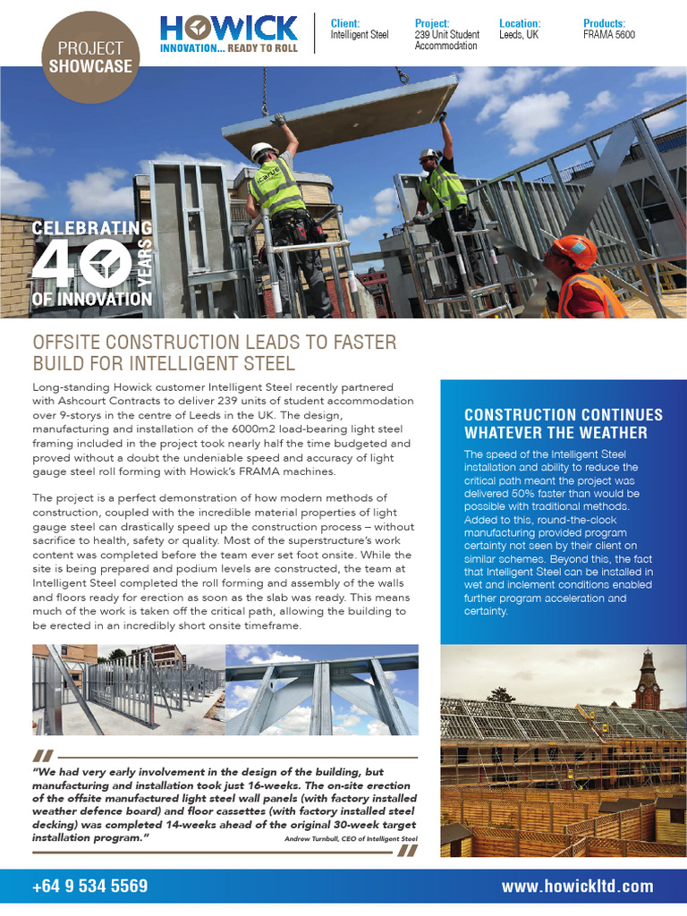 HOW 003674 Offsite Construction Leads To Faster Build For Intelligent ...