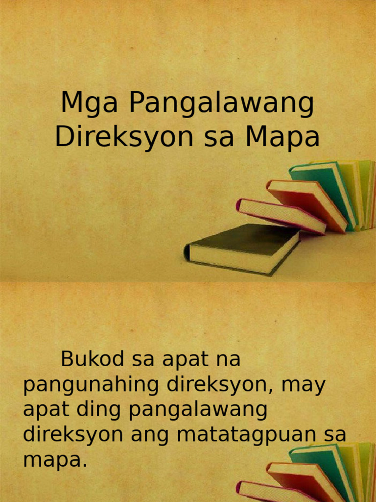 Mga Pangalawang Direksyon Sa Mapa | PDF
