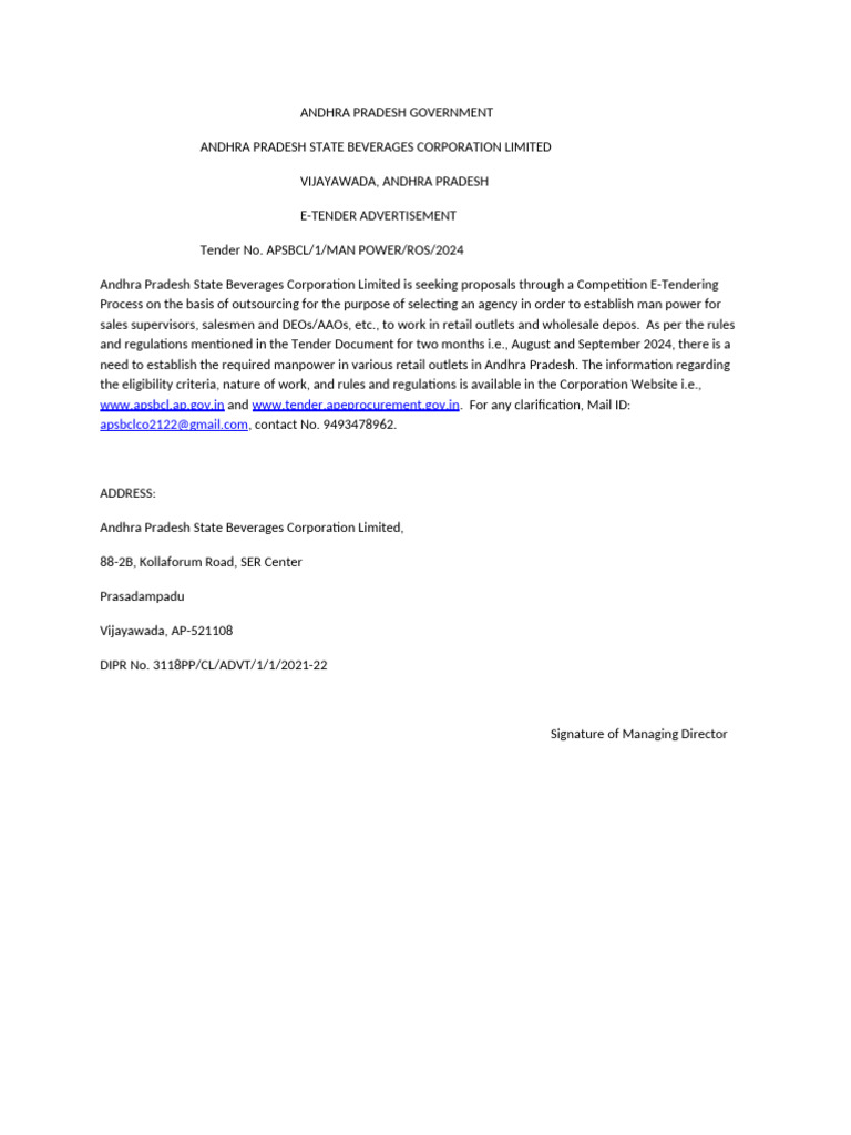AP Beverages | PDF