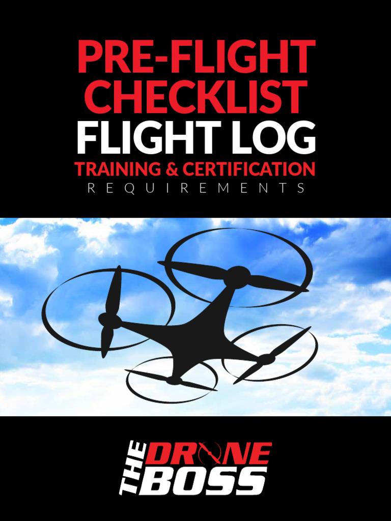 Preflight-Checklist-and-Flight-Log | PDF