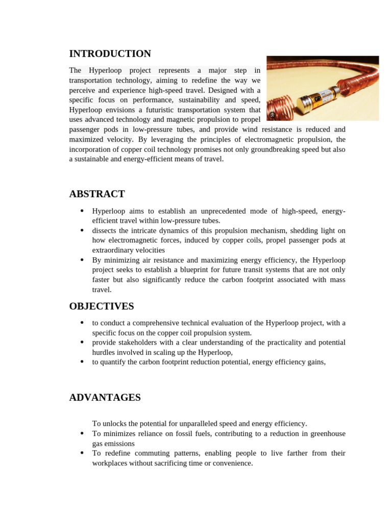 Hyperloop | PDF