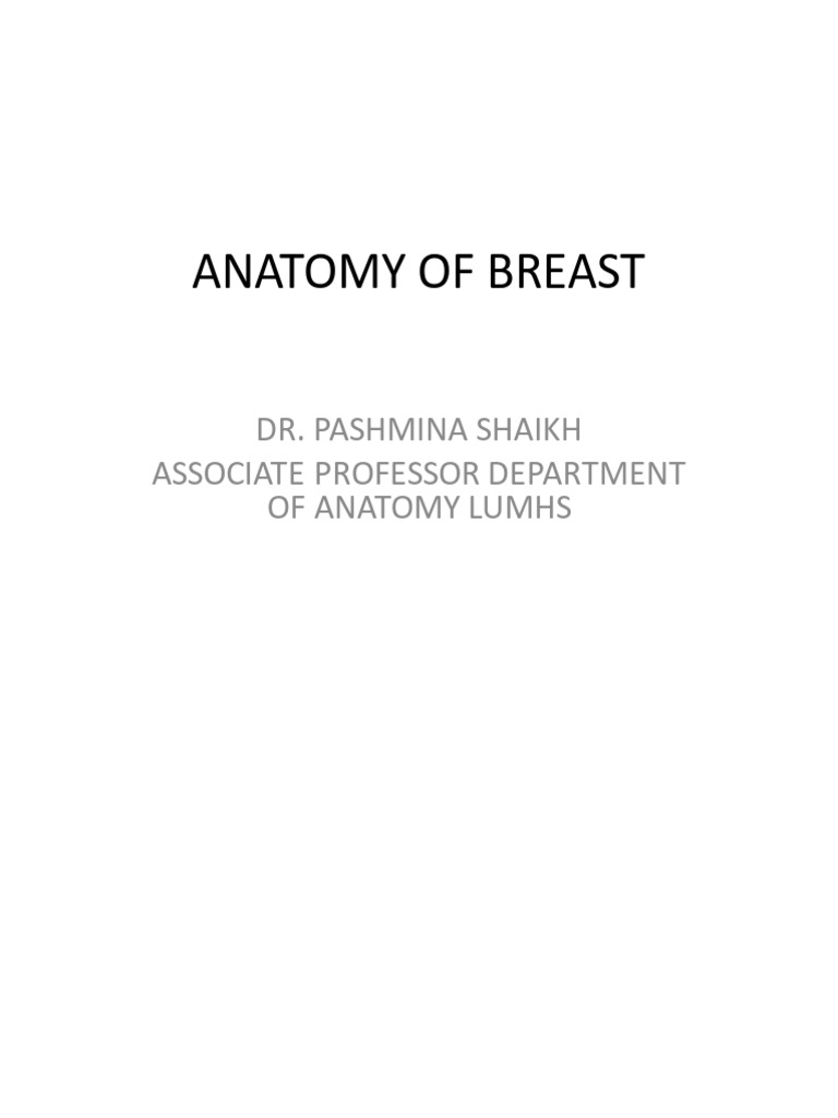 Anatomy of breast | PDF