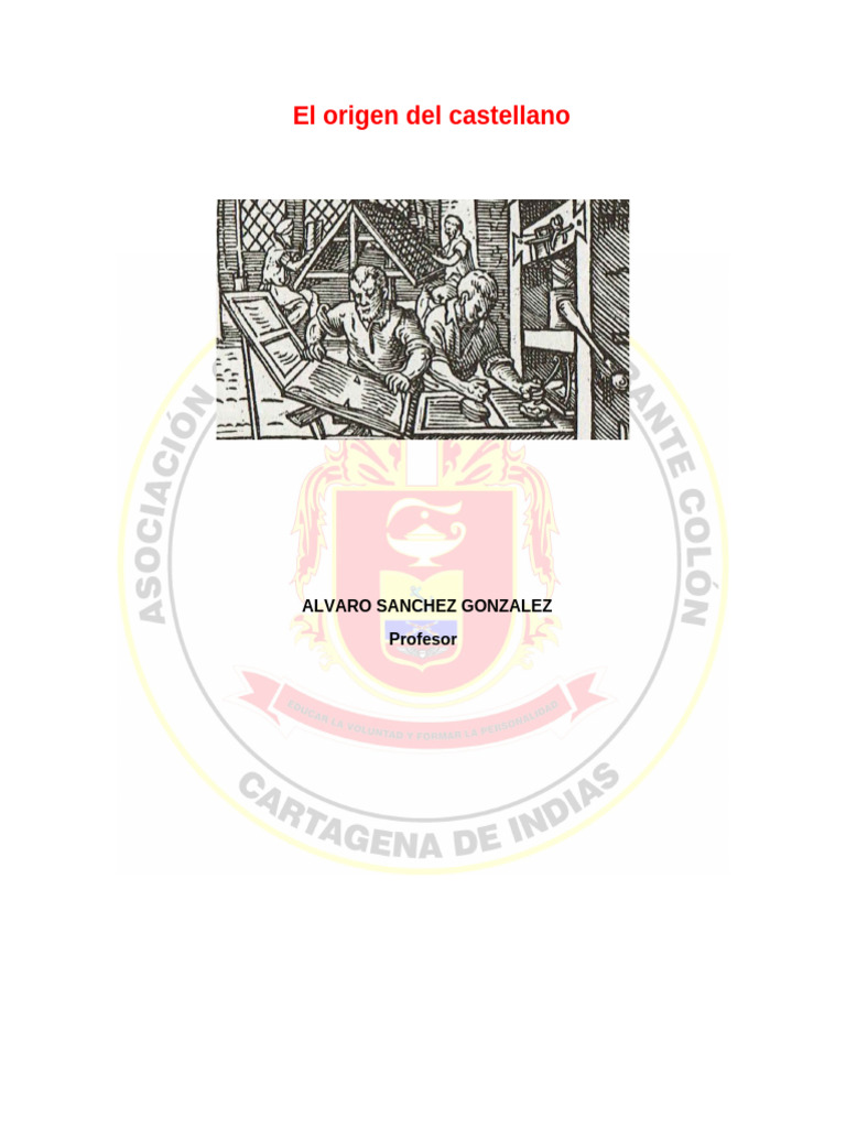 El Origen Del Castellano | PDF