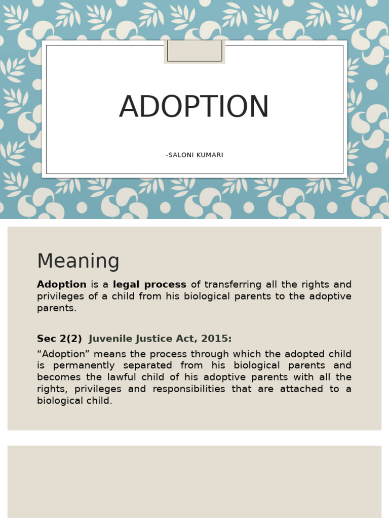 ADOPTION | PDF
