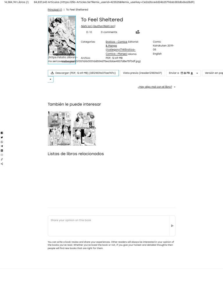 To Feel Sheltered (Nishi Iori) (Z-Library) - Data | PDF