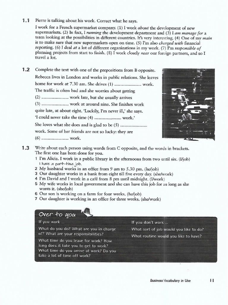 4 Work & Jobs - Exercises | PDF