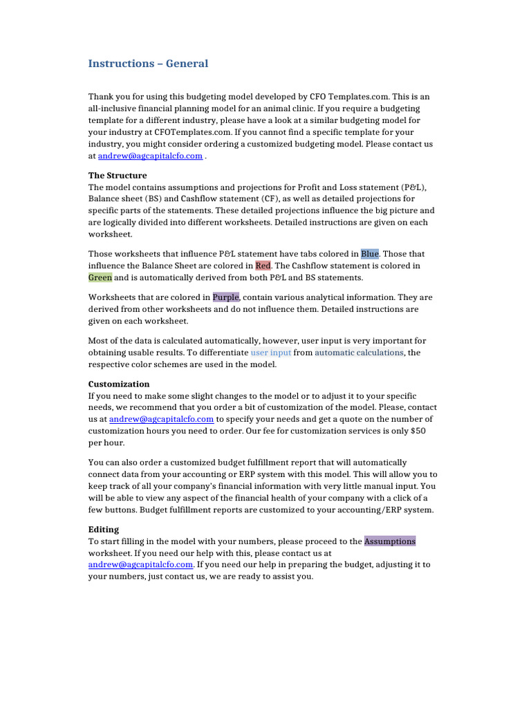 Hospital Budgeting Model Overview | PDF | Payroll | Business Economics