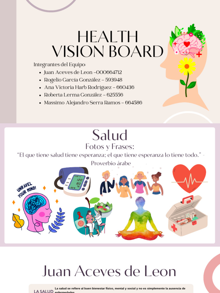 Health Vision Board | PDF