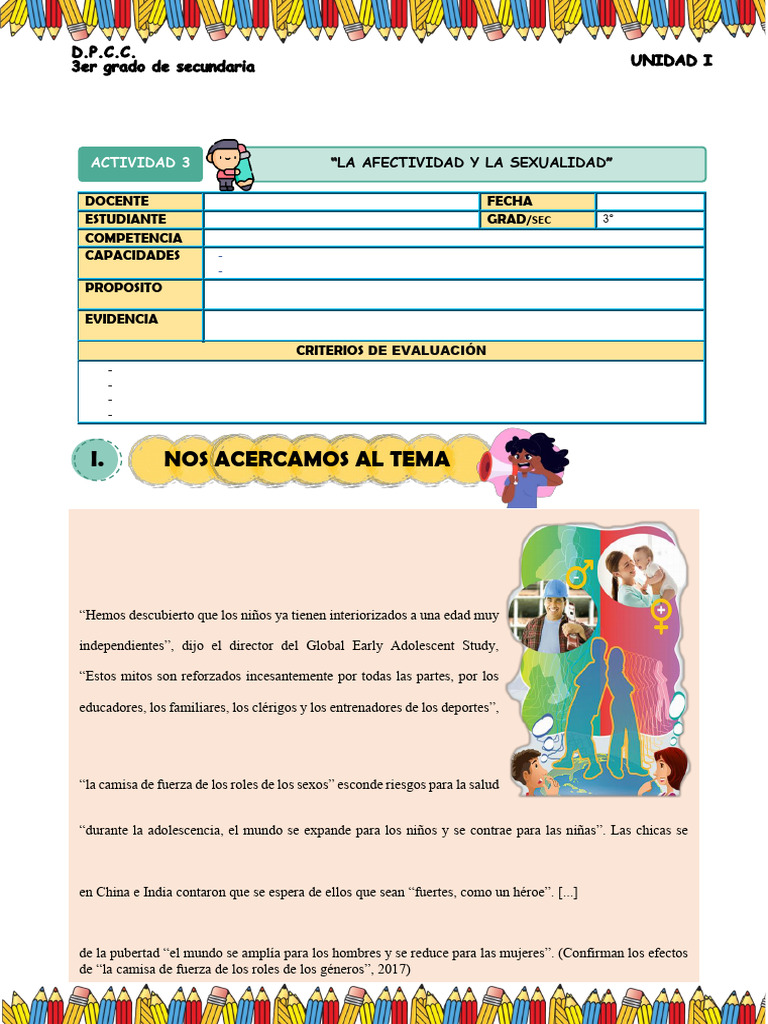 3° DPCC - Actv.03-Uni.1 2024 2° | PDF