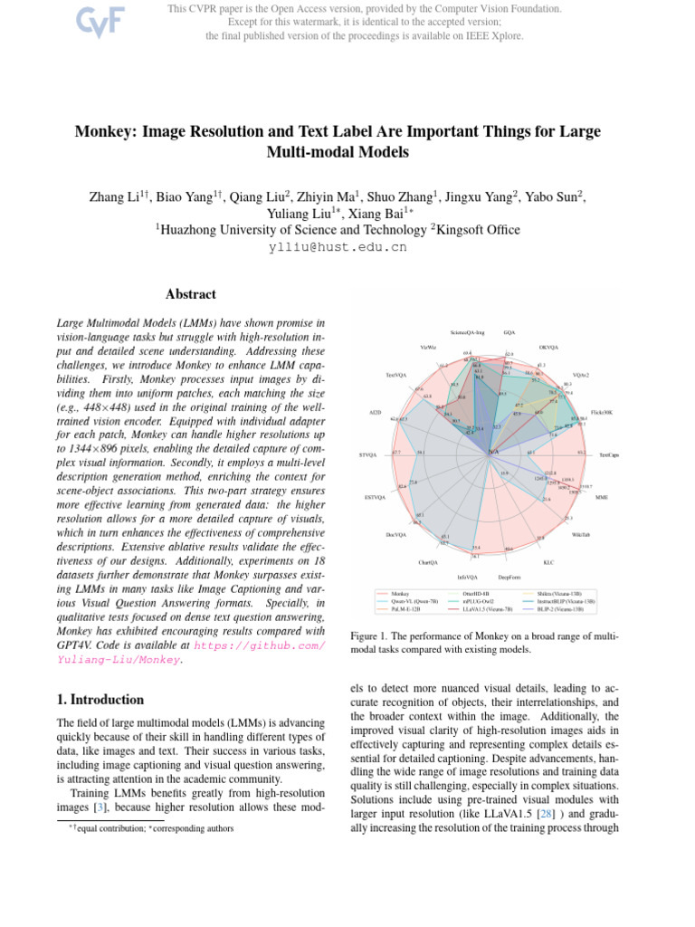 Li Monkey Image Resolution and Text Label Are Important Things For CVPR ...