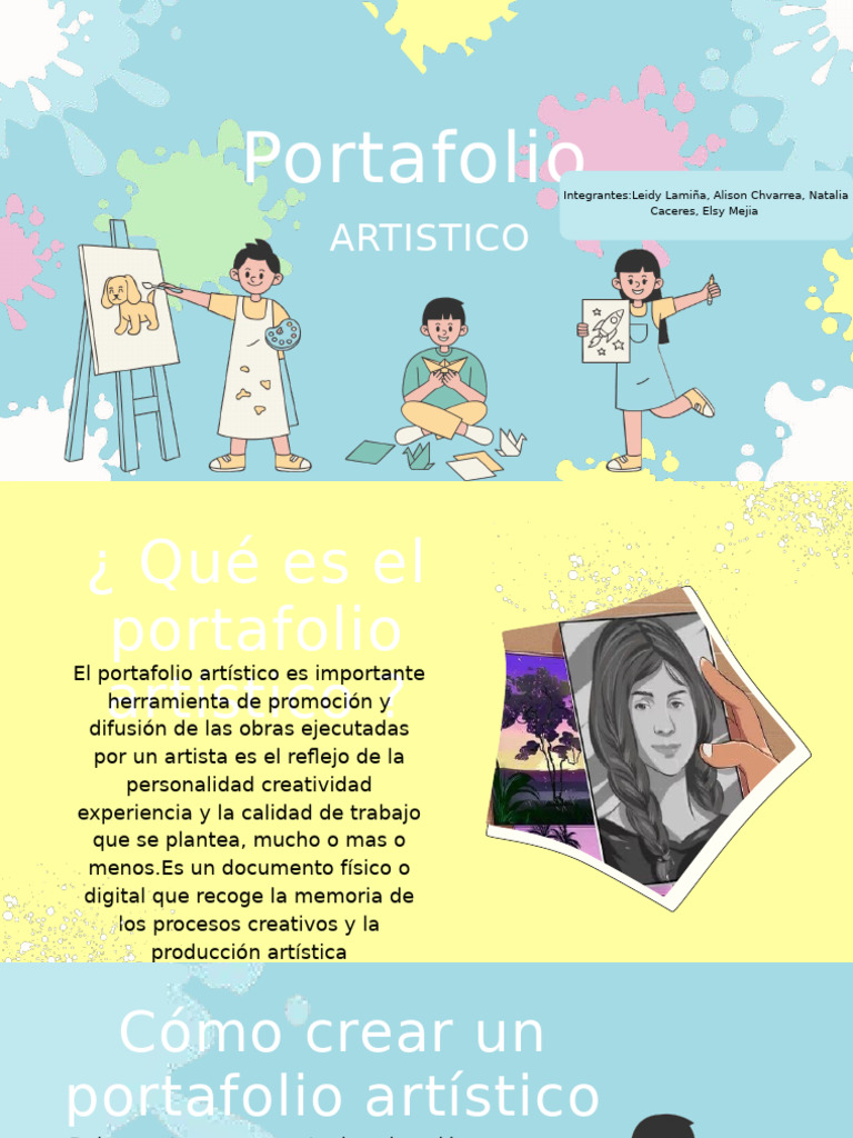 Portafolio Artistico | PDF