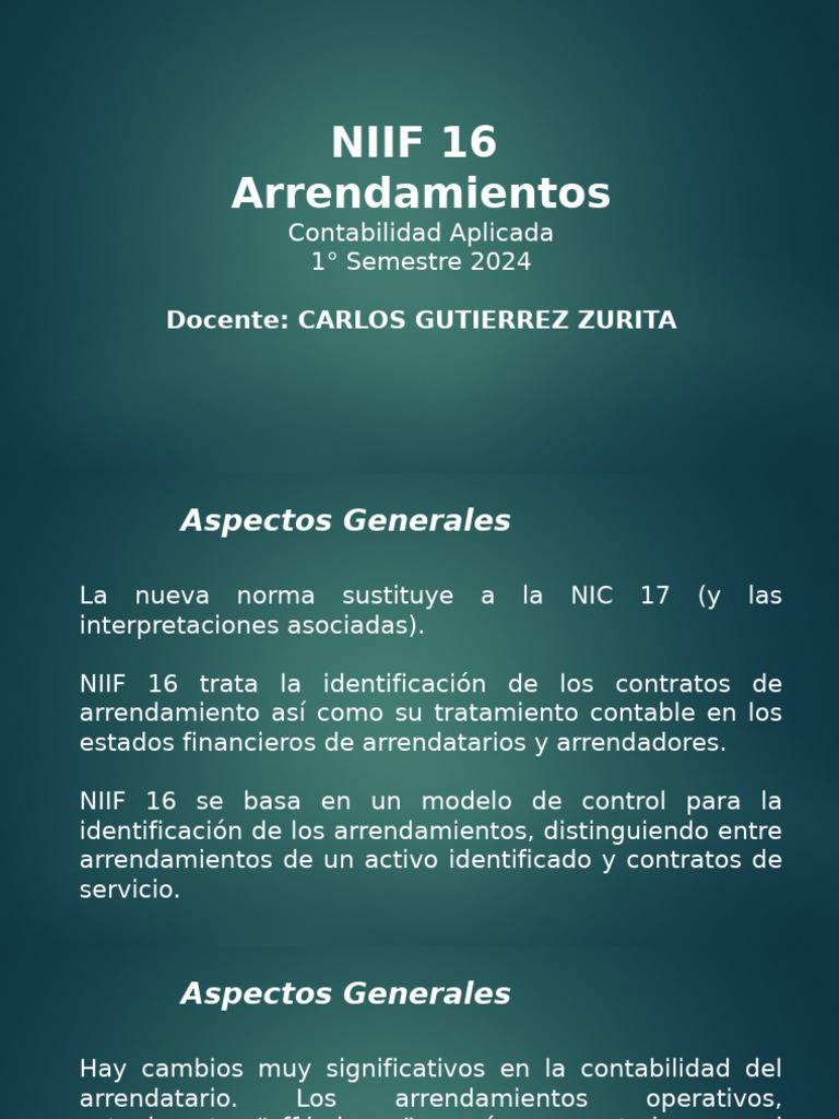 NIIF 16 Cont Aplic 1-2024 | PDF