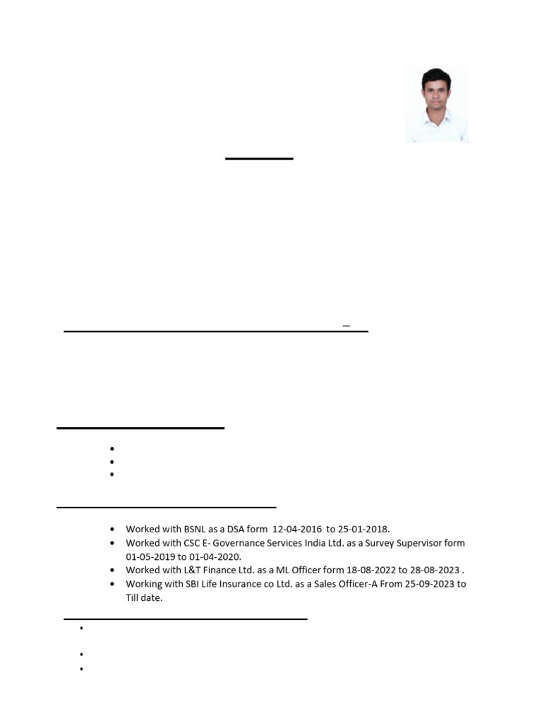 Microsoft Word - SERAJ RESUME - 1 | PDF