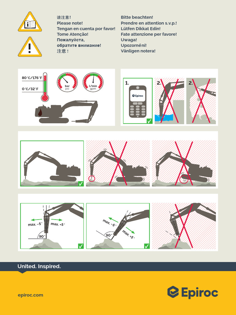 Manual de La EPIROC EC 150T CL | PDF
