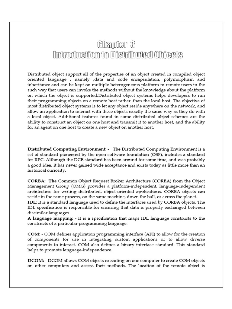 Lesson3b - MIDDLEWARE EXAMPLES - CORBA - ETC | PDF