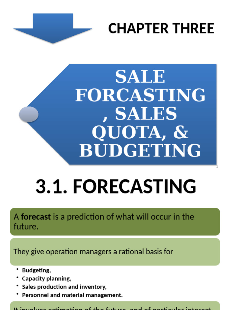 Sales Forecast Techniques Updated | PDF