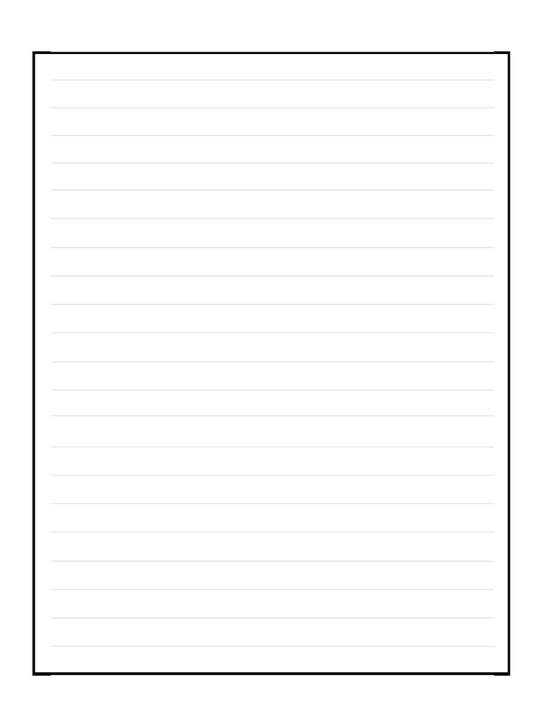 Simple A4 Lined Paper - 20240818 - 162134 - 0000 | PDF