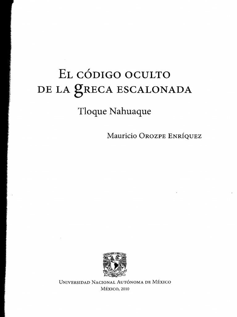 Orozpe El Codigo Ocuto Greca Escalonada PDF | PDF