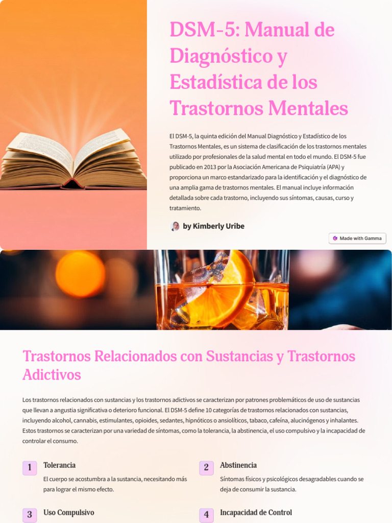 DSM 5 Manual de Diagnostico y Estadistica de Los Trastornos Mentales | PDF | Desorden ...