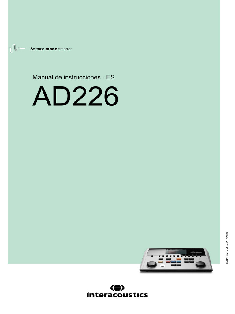 AD226 Instructions For Use | PDF