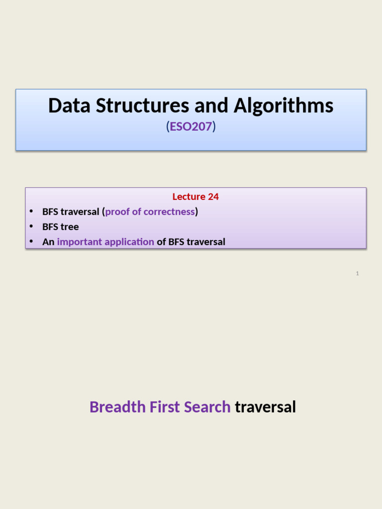 BFS Traversal and Bipartite Graphs | PDF | Mathematical Relations | Graph Theory