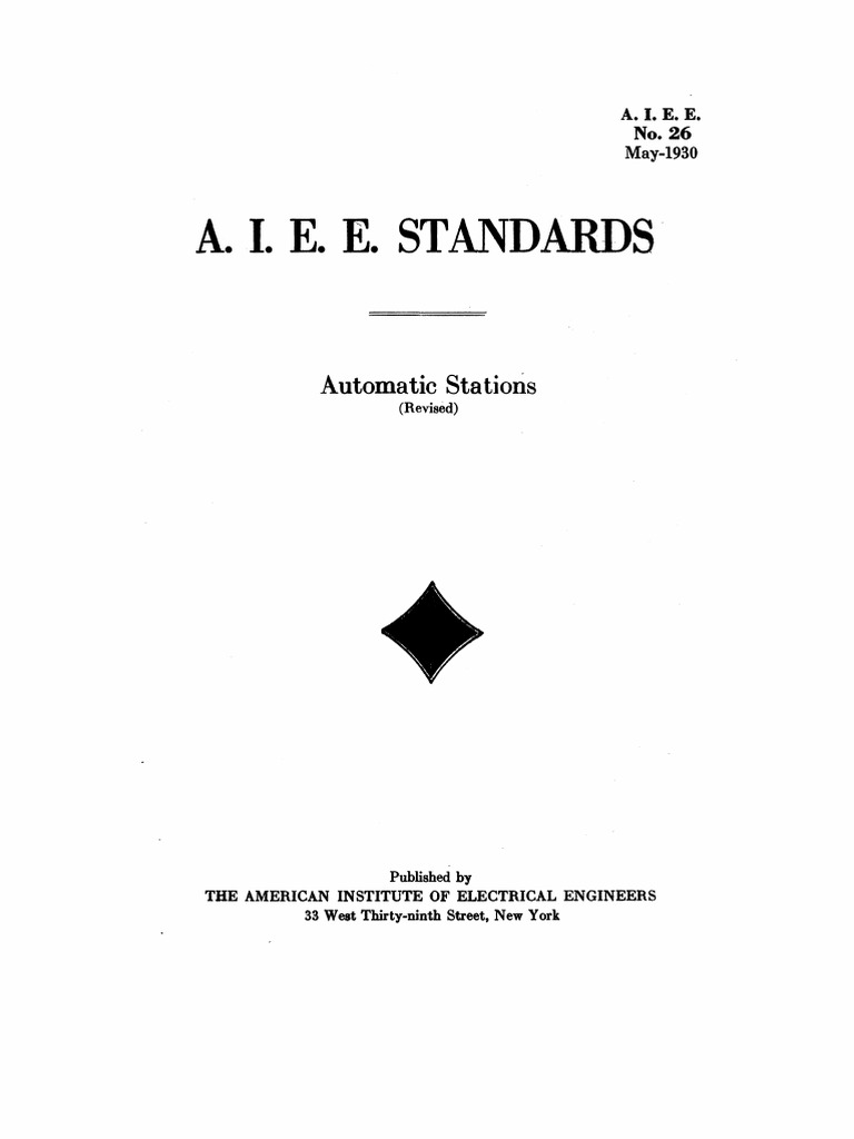 Aiee 26-1930 | PDF
