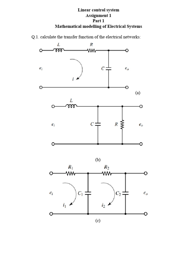 LCS Assignment 1 New | PDF
