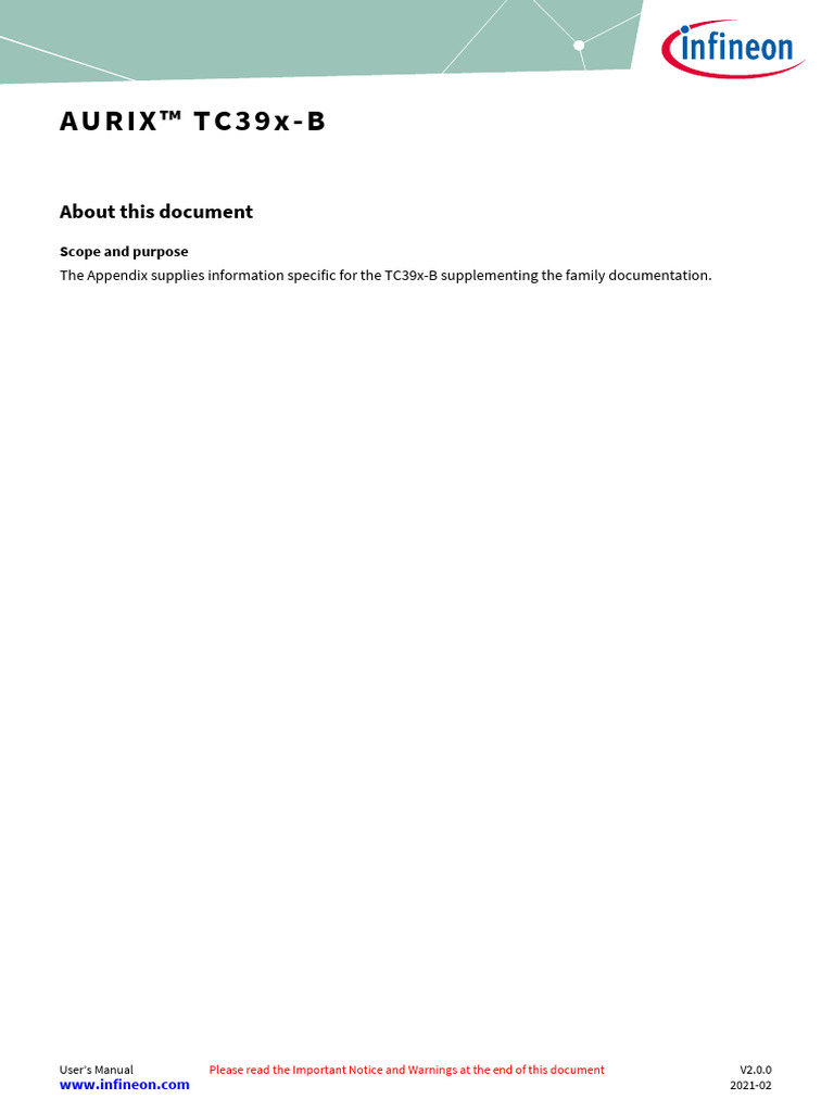 TC39xB Appx Um v2.0 | PDF