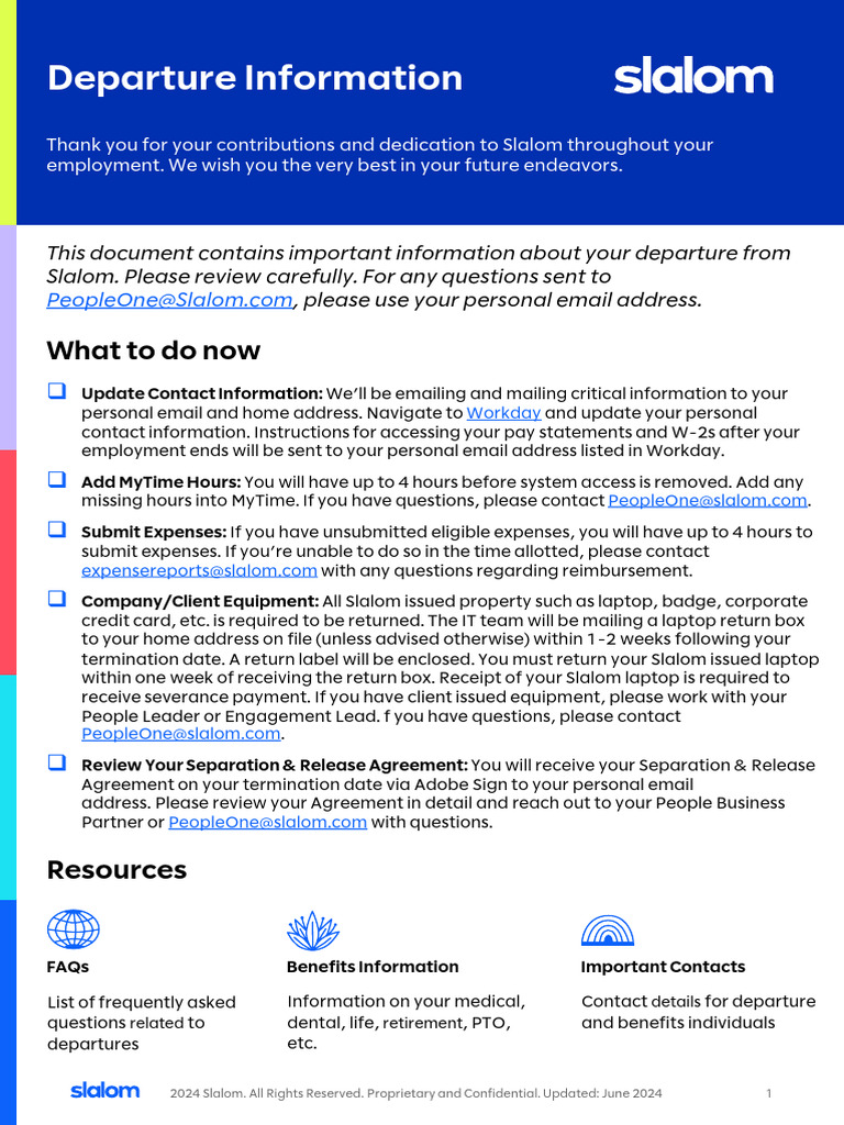 US Departure FAQs - General | PDF