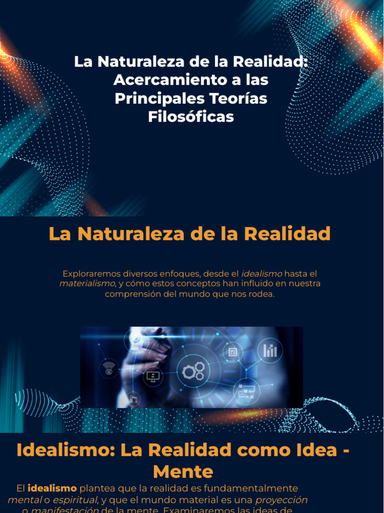 La Naturaleza de La Realidad Un Analisis de Las Principales Teorias ...