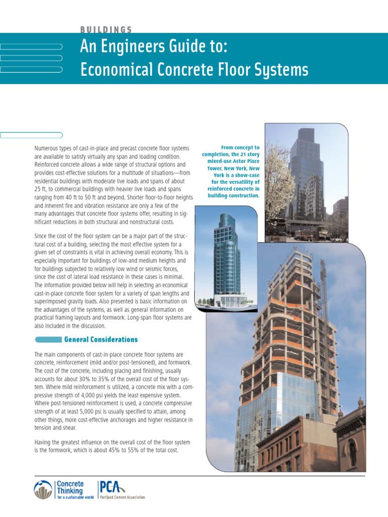 Economical Concrete Floor Systems | PDF
