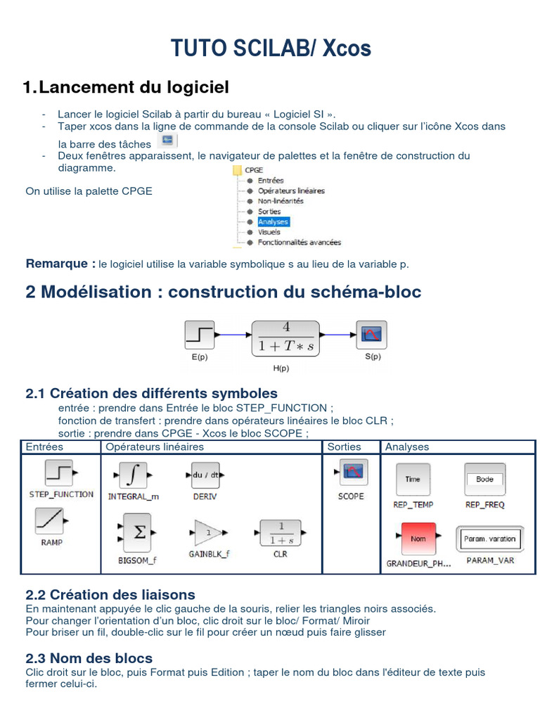 TUTO SCILAB Analyse Temp Et Freq | PDF