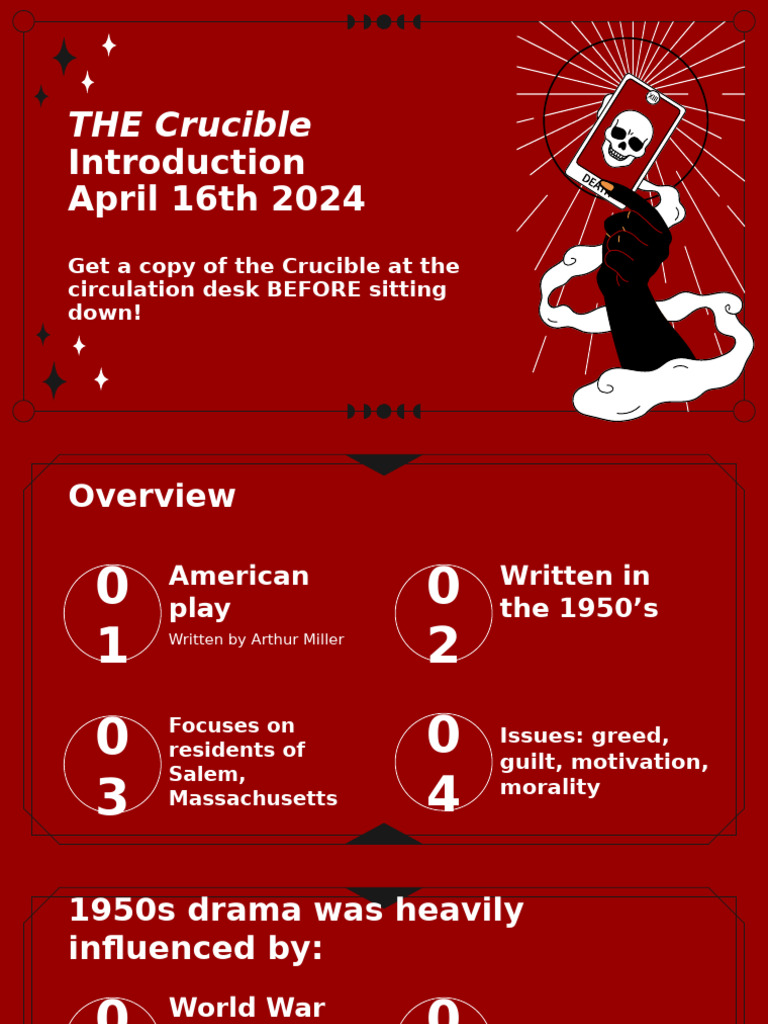 The Crucible Introduction | PDF