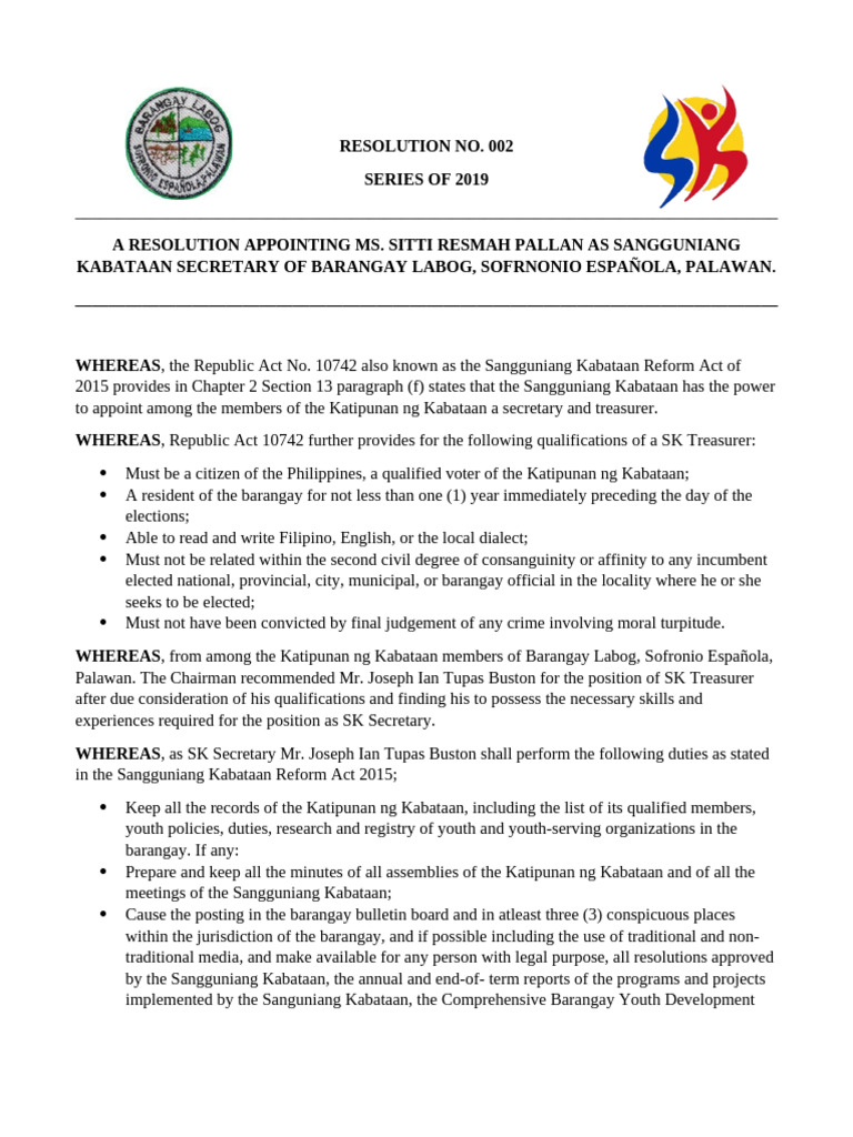 Secretary Appointmentletter | PDF