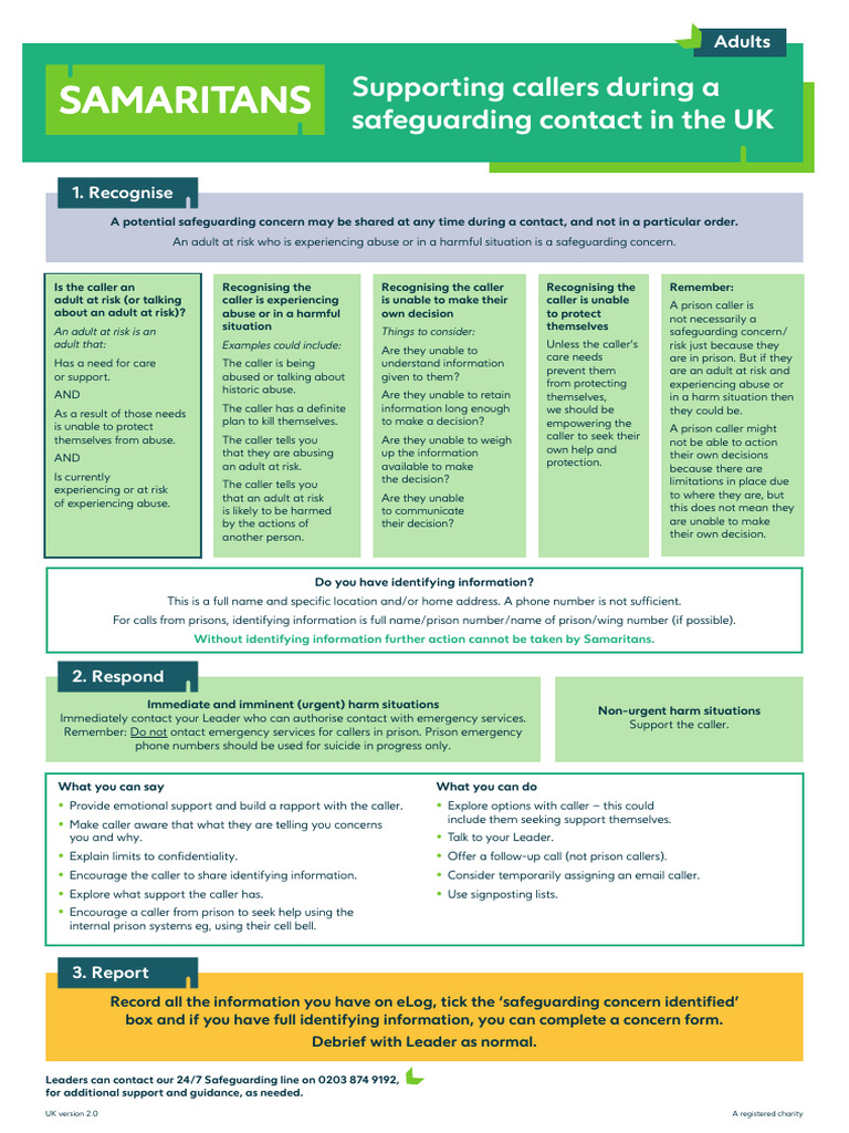 A3 Safeguarding Poster - Adults UK V 2.0 xcO0ZAe | PDF