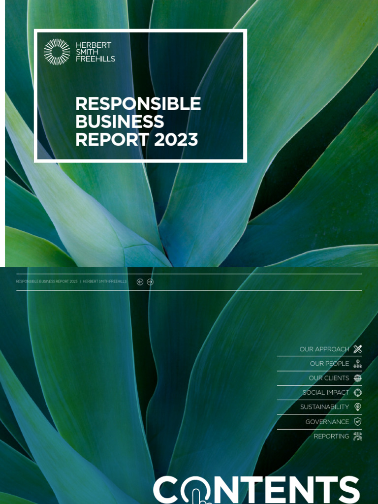 2023 HSF Responsible Business Report Final | PDF