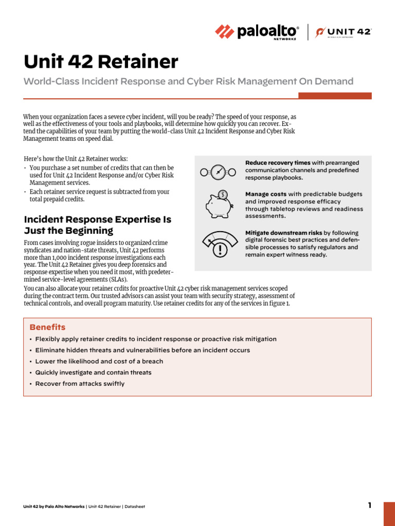 Unit42 Retainer | PDF