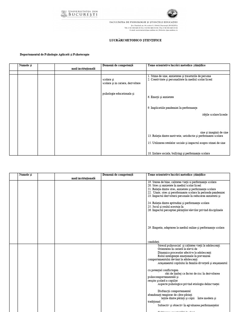 Fpse Profi Teme Orientative Grad Didactic I Seria 2025 2027 | PDF