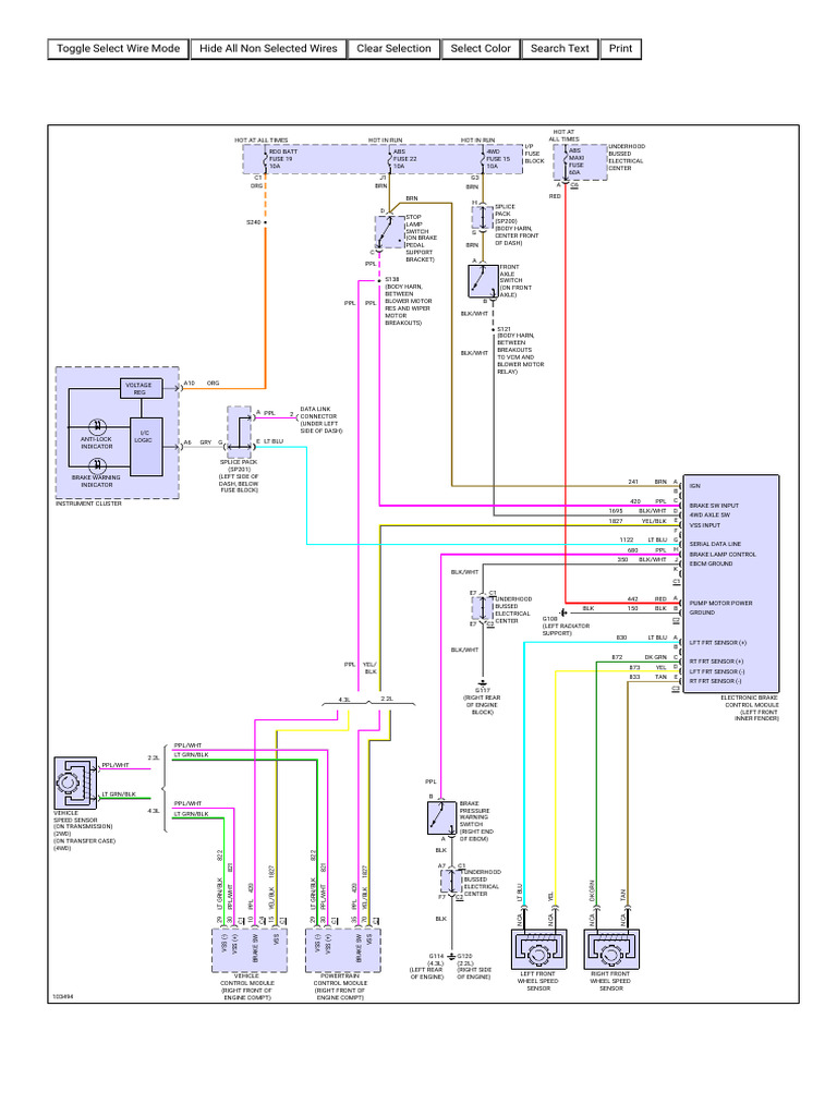 Toggle Select Wire Mode Hide All Non Selected Wires Clear Selection ...