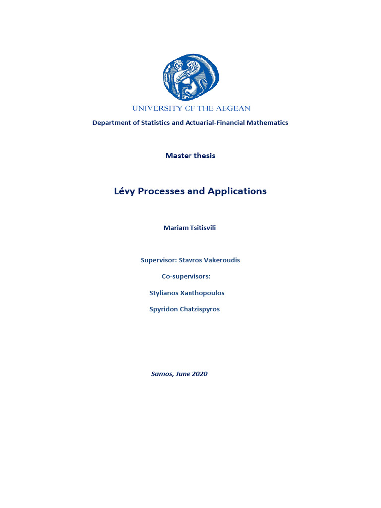 Levy Processes and Applications | PDF