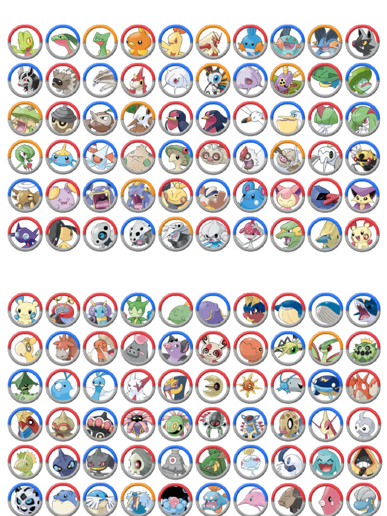Tokens Pokémon Gen3 | PDF