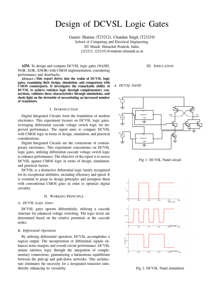 DCVSL Cmos | PDF