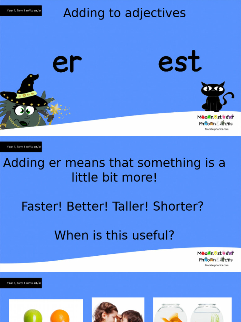 Powerpoint Adjective Er Est 2020 | PDF