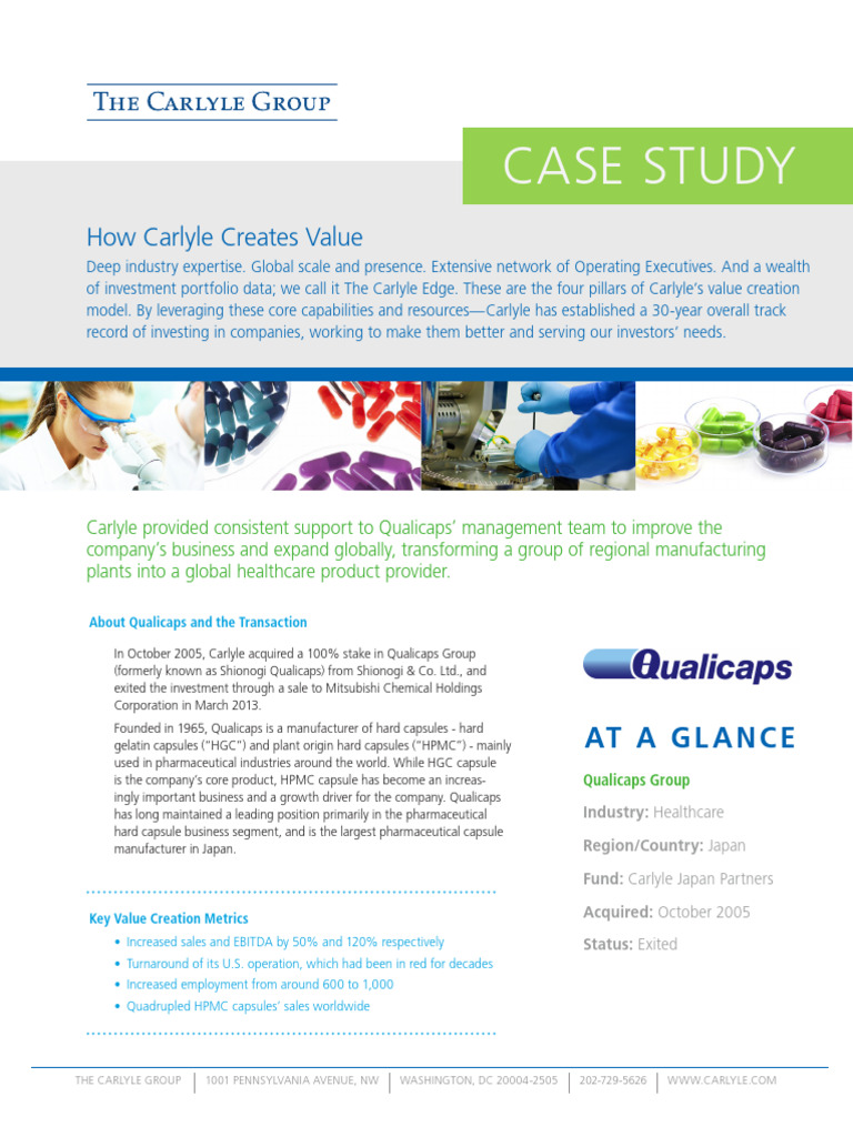 Qualicaps - Case - Study (Carlyle) | PDF