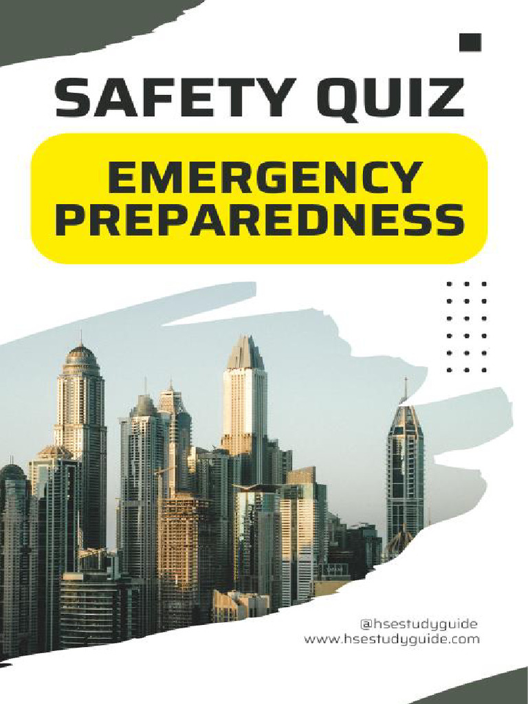 Emergency-Preparedness-Safety-Quiz-ok | PDF